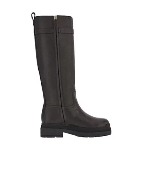 FERRAGAMO Knee-high Boots With Vara Chain Detail