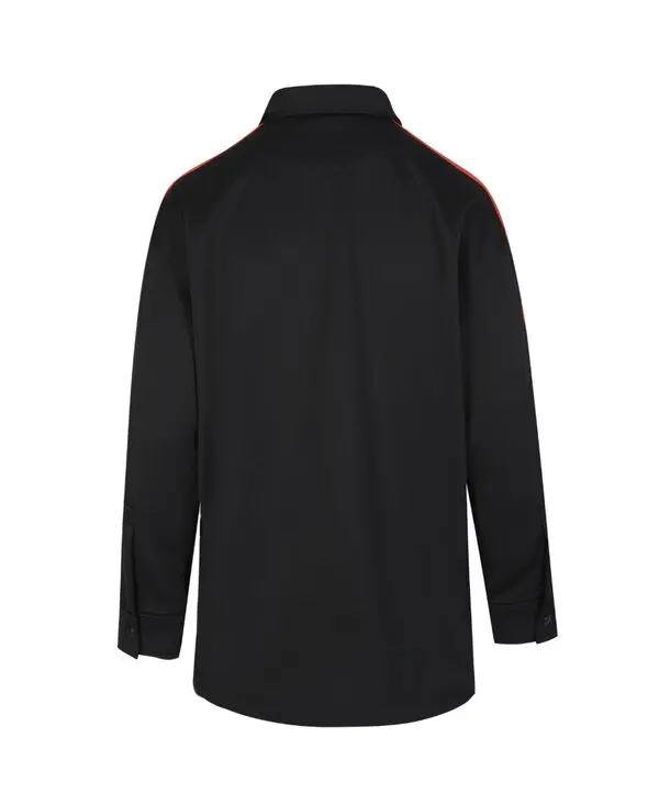 Palm Angels Miami Logo Embroidered Side Stripe Shirt