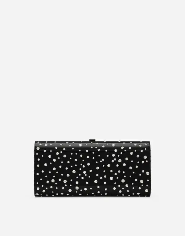 Dolce & Gabbana Embellished Logo Box Clutch