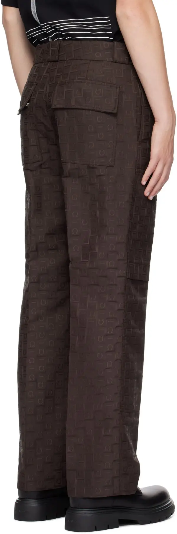 FERRAGAMO Monogram Tailored Trousers
