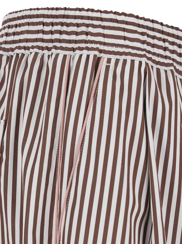 Dolce & Gabbana Striped Poplin Pants