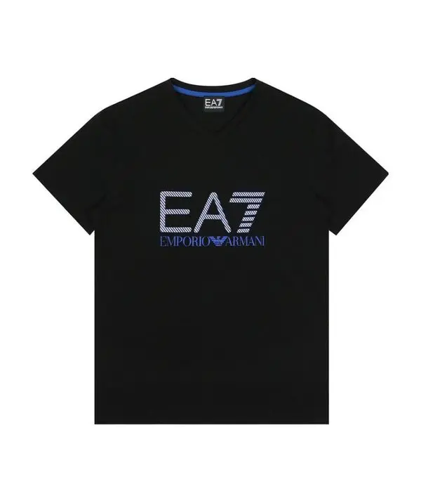 EA7 Logo T-shirt With Round Neck