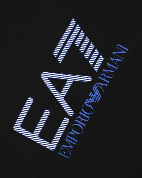 EA7 Logo T-shirt With Round Neck