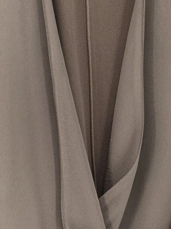 ALYSI Sleeveless V-neck Top With Cross-button Closure