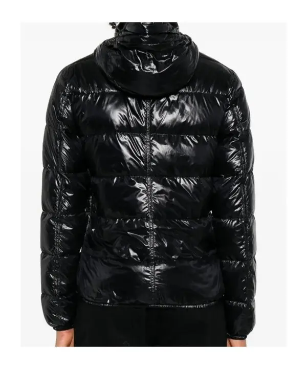 Herno Hooded Zipped Puffer Jacket - Black