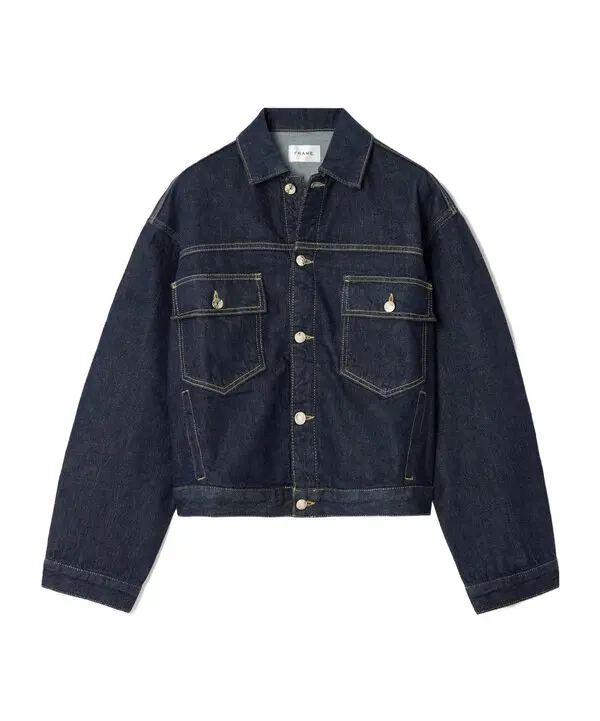 FRAME Button Denim Jacket