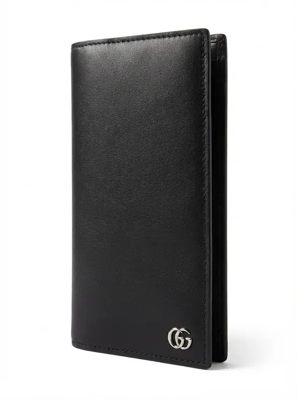 Gucci Gg Marmont Long Wallet - Black