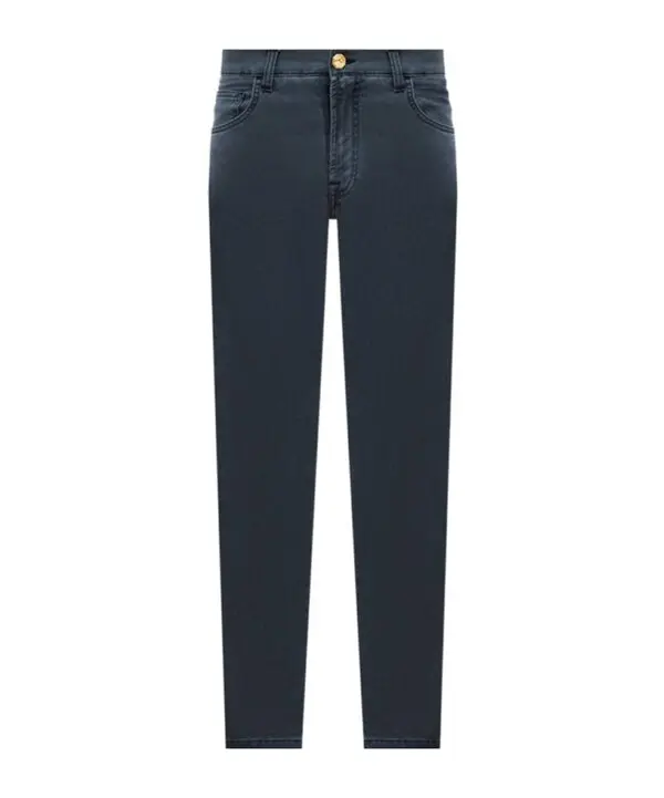 Stefano Ricci Jeans With Belt Loops - Black