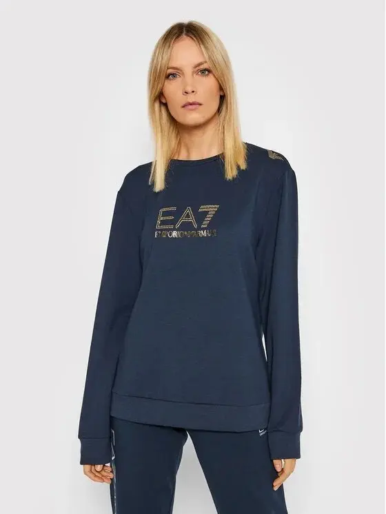 EA7 Logo Crewneck Sweatshirt