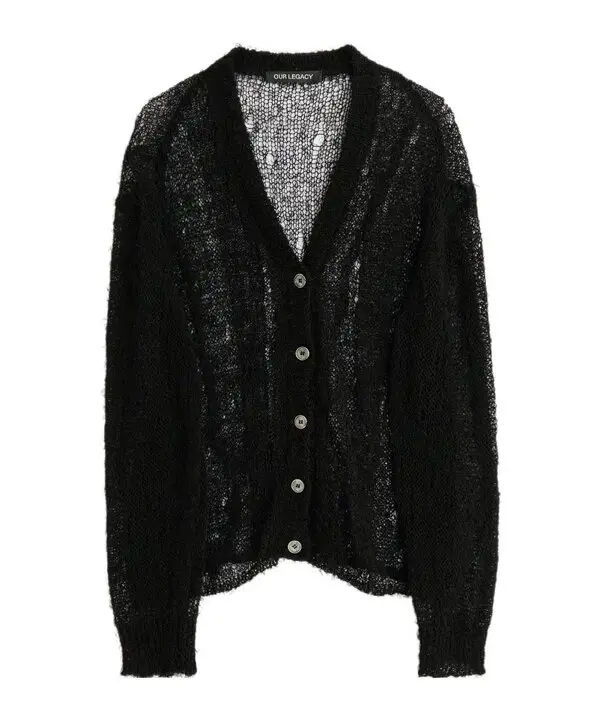 Our Legacy Sheer Open-knit Cardigan