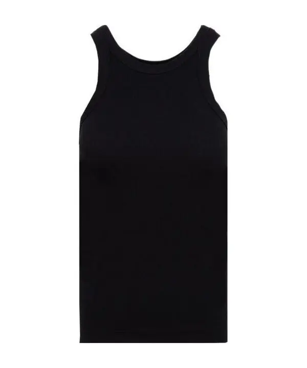 TOTEME Ribbed Tank Top - Black