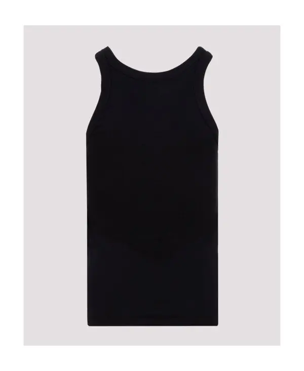 TOTEME Ribbed Tank Top - Black