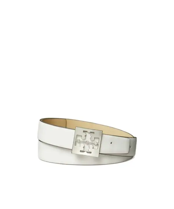 Tory Burch Logo Buckle Belt - Juan Yun/praline