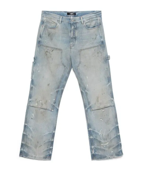 Amiri Multi-pocket Denim Trousers - Gray