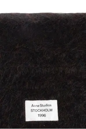 Acne Studios Fringed Scarf - Black