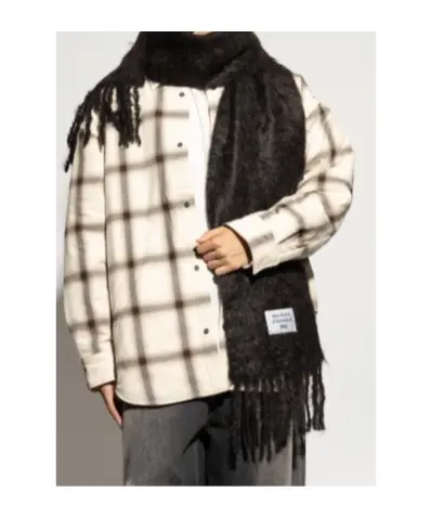 Acne Studios Fringed Scarf - Black