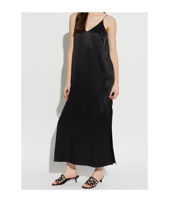 LISA YANG Spaghetti Strap V-neck Maxi Dress