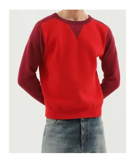 1989 STUDIO Contrast Crewneck Sweater