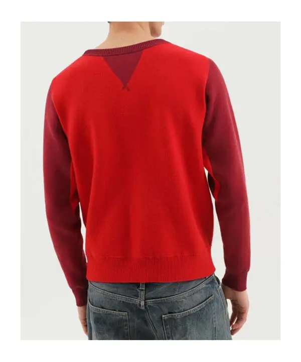 1989 STUDIO Contrast Crewneck Sweater