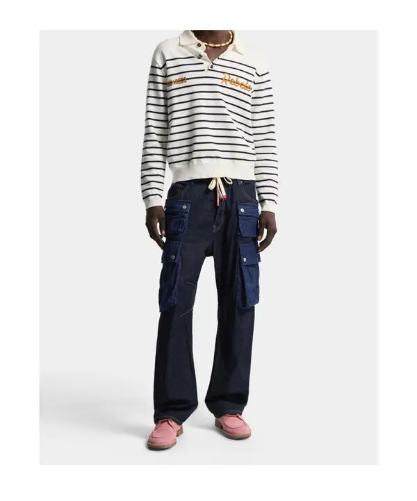 Dsquared2 Cargo Pocket Jeans - Black