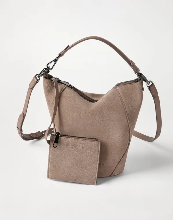 Brunello Cucinelli Duo Bucket Bag - Nude
