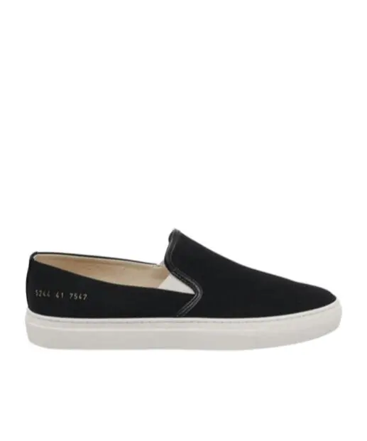 COMMON PROJECTS Minimalist Slip-on Sneakers - Black