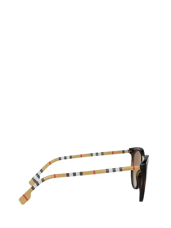 Burberry Oversized Round Frame Sunglasses - Brown