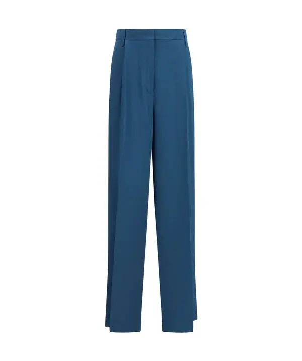 Dries Van Noten Pleated Trousers - Blue