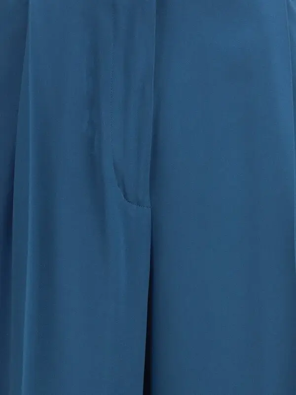 Dries Van Noten Pleated Trousers - Blue