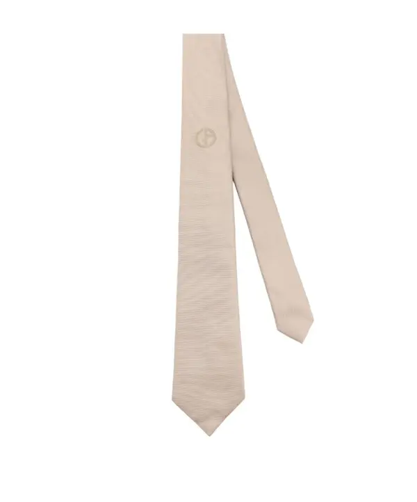 Giorgio Armani Pointed Tie - Beige