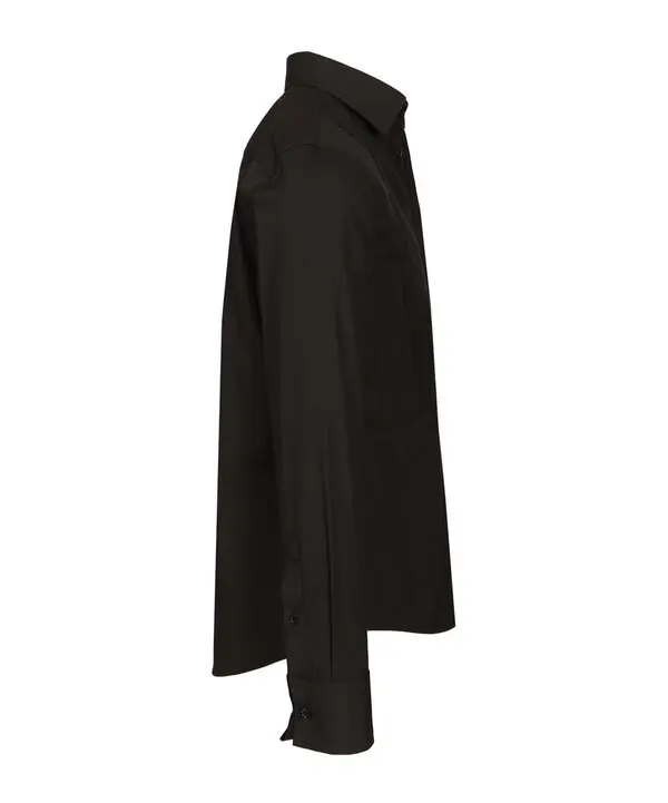Burberry Townsend Bib Cufflink Shirt - Black