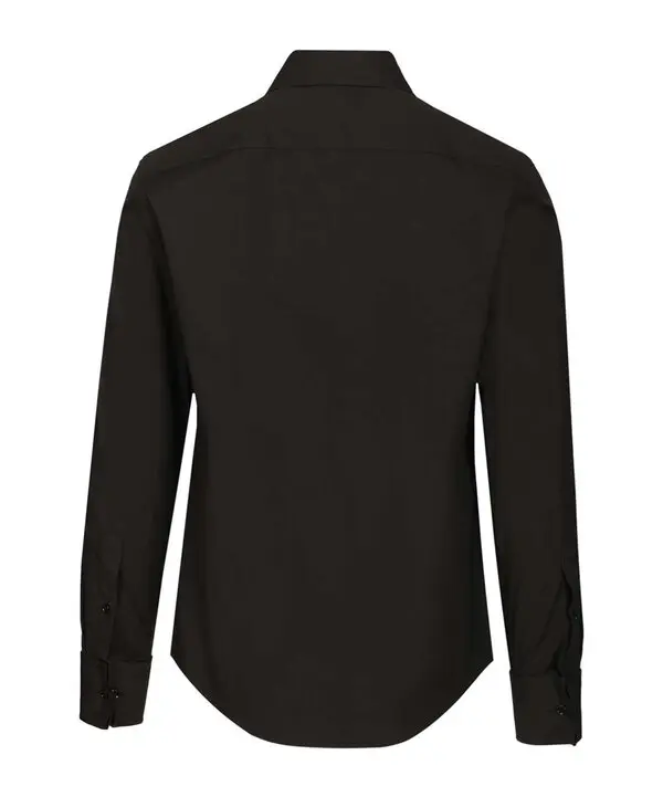 Burberry Townsend Bib Cufflink Shirt - Black