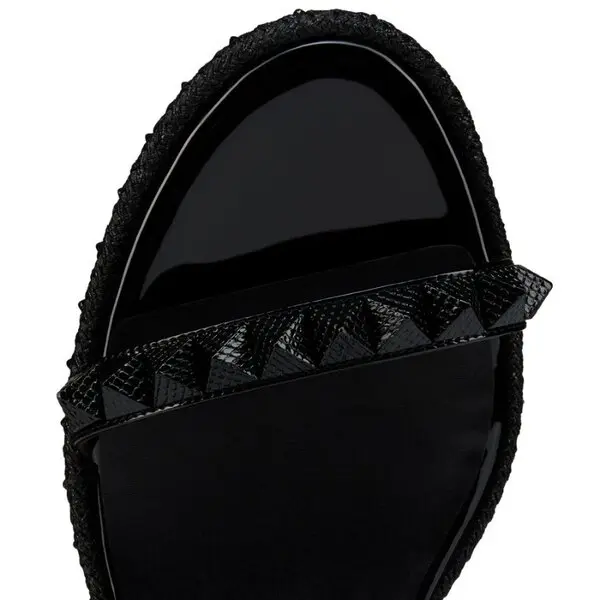 CHRISTIAN LOUBOUTIN Pyra Clou Espadrille Wedge Sandals