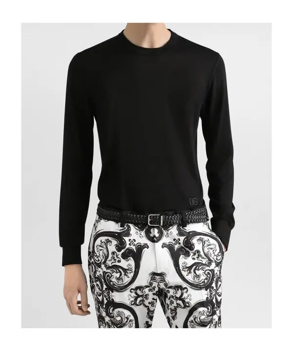Dolce & Gabbana Long-sleeved Crewneck Jumper