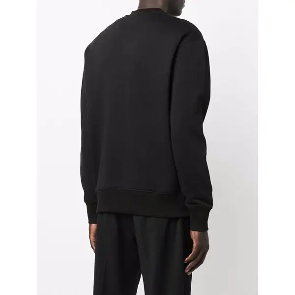 Versace Logo Print Crewneck Sweatshirt