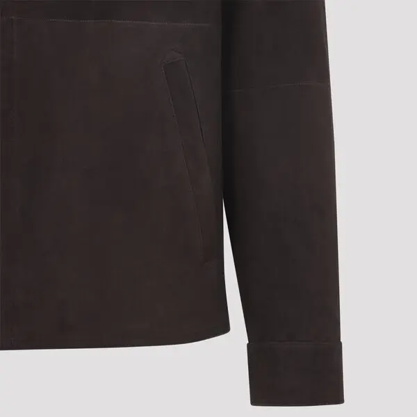 Canali Lambskin Zipper Jacket