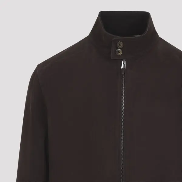 Canali Lambskin Zipper Jacket