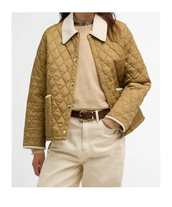 Barbour Liddesdale Quilted Cropped Jacket