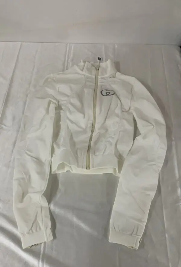 Gucci Long Sleeve Zip-up Jacket With Logo Detail