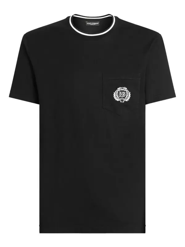 Dolce & Gabbana Dolce Gabbana Logo Embroidered Crewneck T-shirt