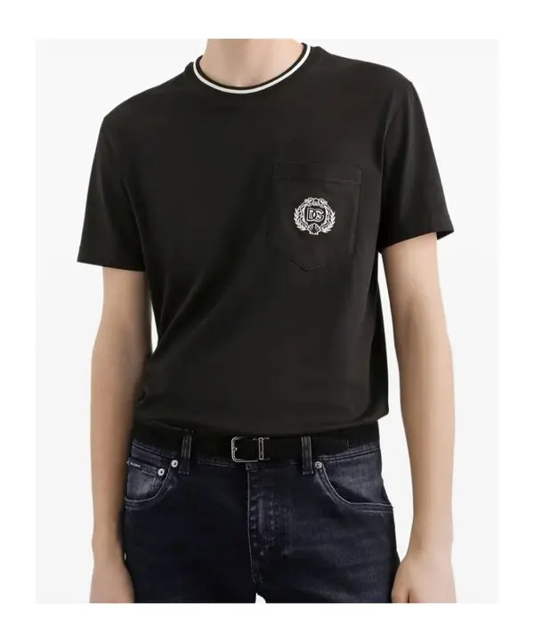 Dolce & Gabbana Dolce Gabbana Logo Embroidered Crewneck T-shirt
