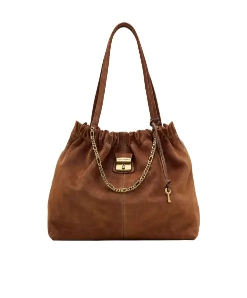 Marc Jacobs Suede Cristina Tote Bag - Brown