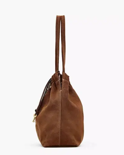 Marc Jacobs Suede Cristina Tote Bag - Brown