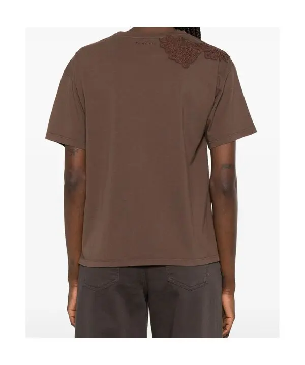 ERMANNO FIRENZE Floral Appliqué T-shirt