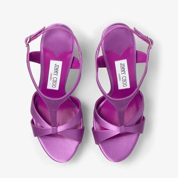 JIMMY CHOO Kesia 120 Platform Sandals - Violet