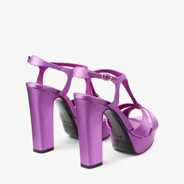 JIMMY CHOO Kesia 120 Platform Sandals - Violet