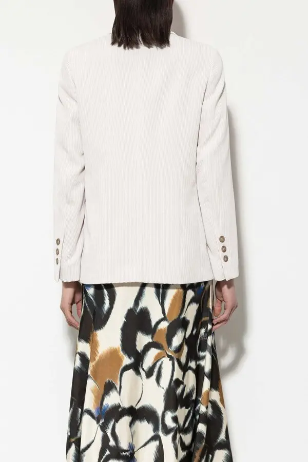 LUISA CERANO Single-button Corduroy Blazer