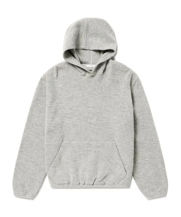 1989 STUDIO Snap Detail Knitted Sweater - Heather Grey