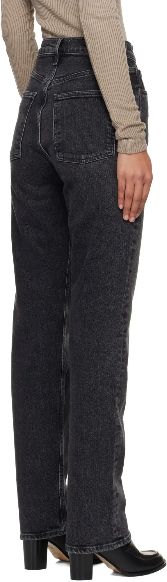 AGOLDE 90s Pinch Waist Jeans - Black