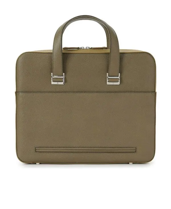 Dunhill Logo Briefcase - Brown